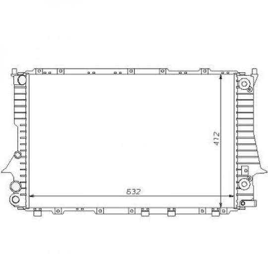 Radiateur AUDI 100+A6